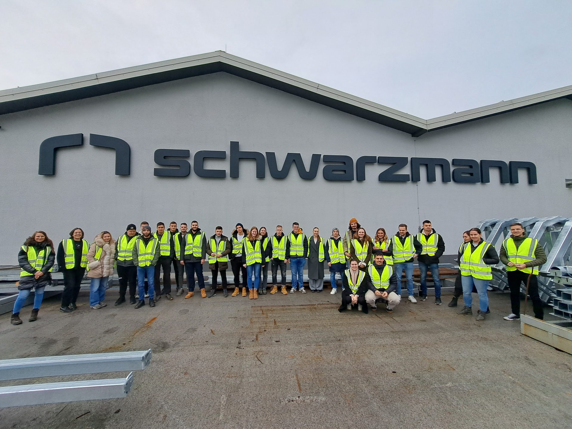 Civil engineering students visit Schwarzmann - Schwarzmann
